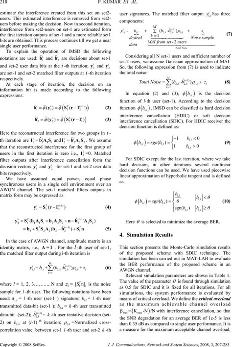 Ocdmaocdma Overloading Scheme For Cellular Ds Cdma Using Orthogonal