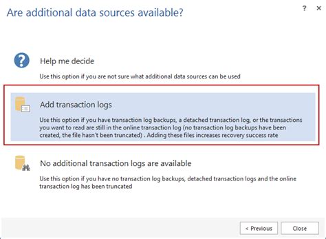 Recupere Datos SQL Eliminados Desde Una Copia De Seguridad O Desde Archivos De Una Base De Datos