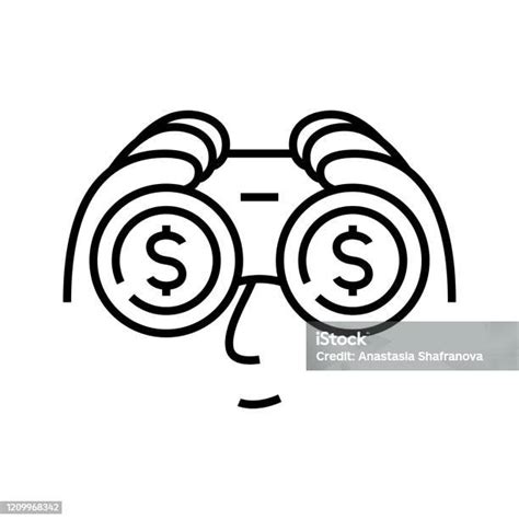 수익 선 아이콘 개념 기호 윤곽선 벡터 일러스트레이션 선형 기호 검색 개체 그룹에 대한 스톡 벡터 아트 및 기타 이미지 개체 그룹 검색 경영자 Istock