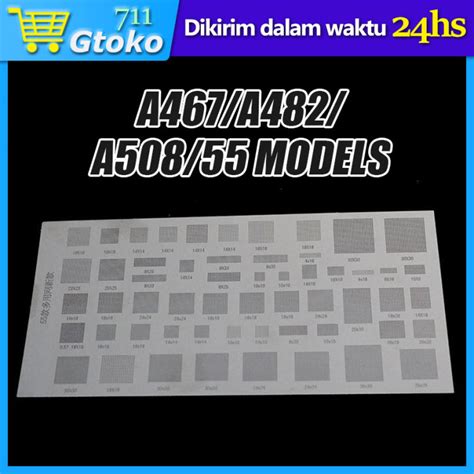 55 In 1 Plat Cetak Ic Bga Amaoe Stencil All Varian Universal 1 Set 4 Pcs Lazada Indonesia