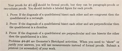 Solved Your Proofs For 1 3 Should Be Formal Proofs But