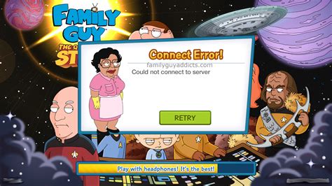Connect Error Could Not Connect To Server Family Guy Addicts
