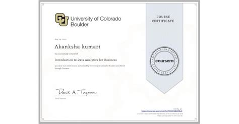 akanksha kumari on linkedin completion certificate for introduction to data analytics for business