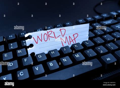 Inspiration Showing Sign World Map Conceptual Photo A Diagrammatic Representation Of The