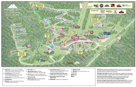 Resort Map Smugglers Notch Resort Vermont