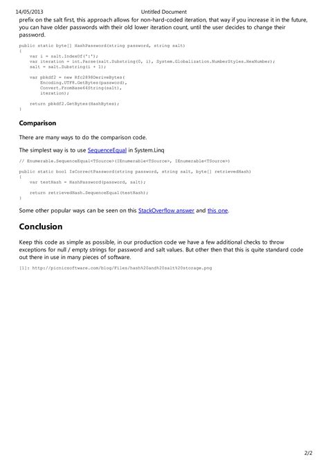 How We Hash Passwords Pdf