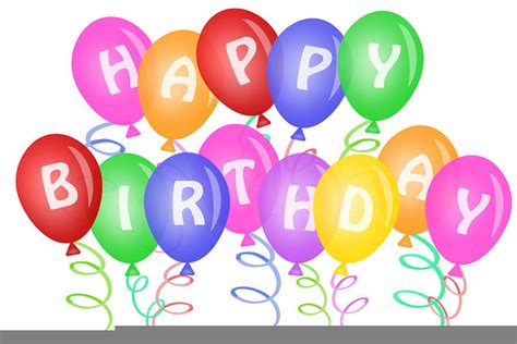 Clipart Birthday Balloons Free Images At Clker Vector Clip Art