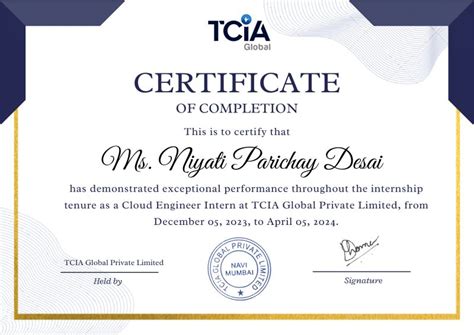 Niyati Desai On Linkedin Internship Cloudcomputing Aws Azure