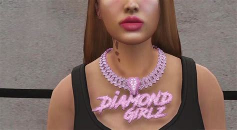 Fivem Diamond Girlz Chain Etsy