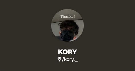 Kory Instagram Facebook Linktree
