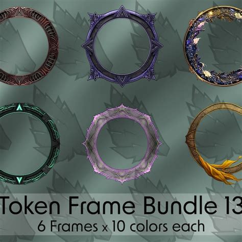 Vtt Token Border Etsy