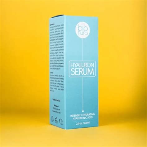 Custom Serum Packaging Boxes Printed Dropper Bottle Boxes For