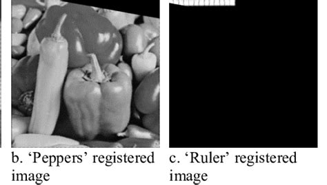Registered Images Obtained By Applying The Approximated Inverse Transform Download Scientific