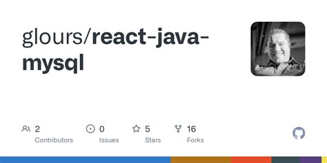 Github Gloursreact Java Mysql