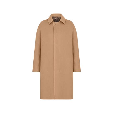 디올 아이콘 코트 베이지 더블 사이디드 캐시미어 울 Dior Kream