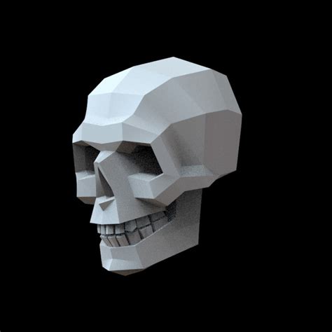 3d Printable Scull By 3dimontis