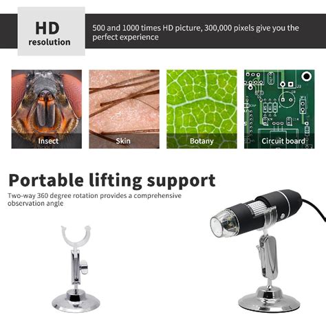 1000x Digital Usb Interface Electron Microscope Bl Grandado