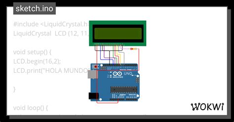 Lcd 16x2 Wokwi Esp32 Stm32 Arduino Simulator
