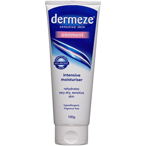 Dermeze Treatment Ointment Tube 100G Fragrance Free Hydrates Dry ...