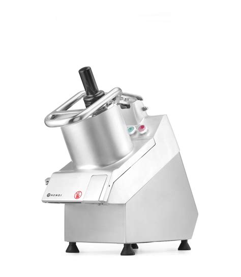 Elektrinė Daržovių Pjaustyklė Su Didele Anga Daržovėms įdėti Su 5 Diskais Komplekte Hendi 230v