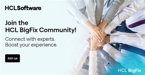 Hcl Bigfix On Linkedin Bigfix Users Join Our Linkedin Community