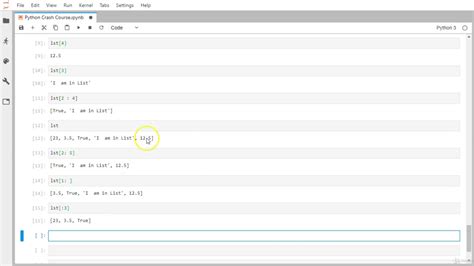 Lists And Tuples In Python Youtube