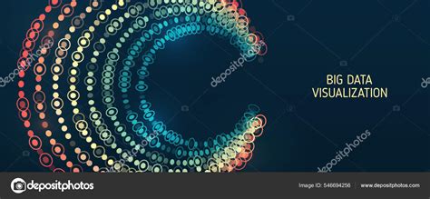 Big Data Visualization Circle Sign Dynamic Array Information Data