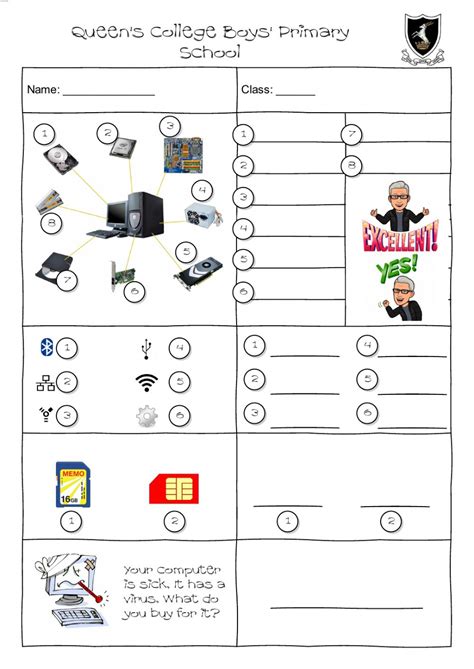 Computer Science Worksheets For Grade 6