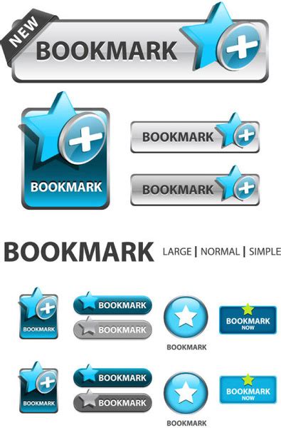 Elements Of Creative Web Button Design Vector Free Vector In Adobe Illustrator Ai Ai Vector