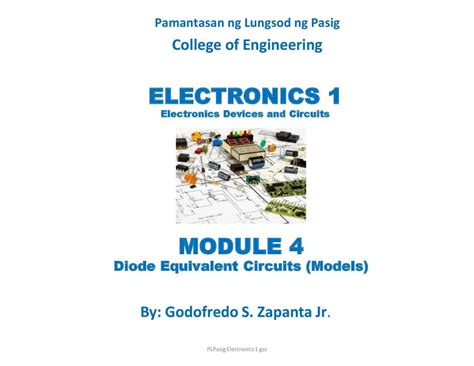 SOLUTION Electronics Module Diode Equivalent Circuits Studypool