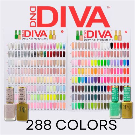 Shop Dnd Diva Gel And Polish Duo Collection 288 Colors