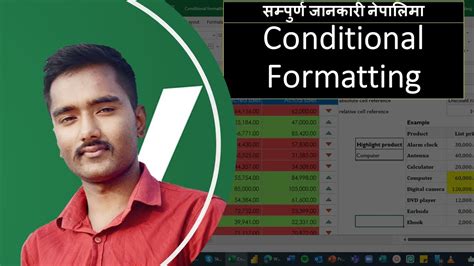 Excel Conditional Formatting For Beginners Excel In Nepali Youtube