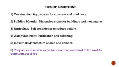 Introduction And Classification Of Limestonepptx Geology Science