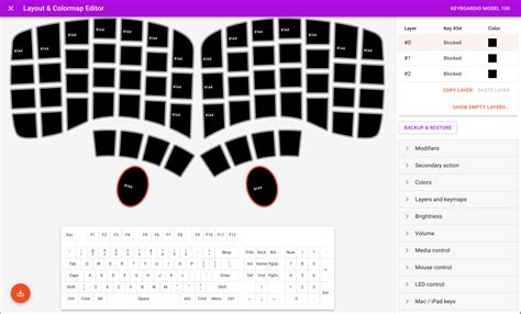 40 Keymap For Keyboardio Model 100 · Cdwilsondev