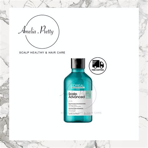 Loreal Professional Scalp Advanced Anti Oiliness Dermo Purifier Shampoo 300ml For Oily Scalps