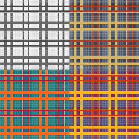 Set Of Vector Seamless Pattern Stock Vector Illustration Of Vector