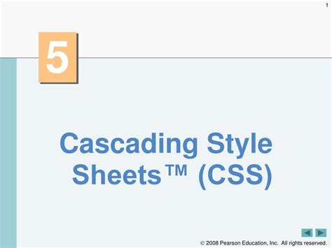 PPT Cascading Style Sheets CSS PowerPoint Presentation Free Download ID