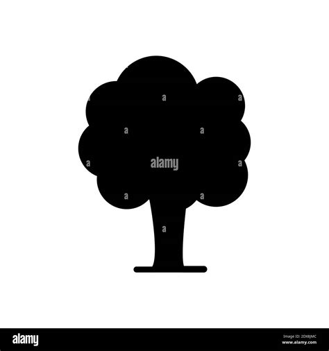 Tree Flat Icon Vector Illustration Stock Vector Image Art Alamy