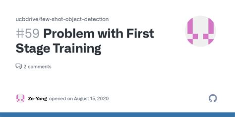 Problem With First Stage Training Issue Ucbdrive Few Shot Object Detection Github
