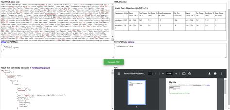 Unable To Generate Table · Issue 139 · Aymkdnhtml To Pdfmake · Github