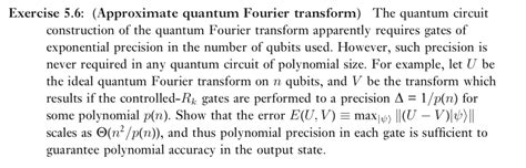 Exercise Approximate Quantum Fourier Transform Chegg