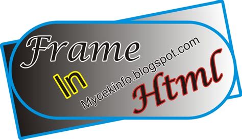 Belajar Membuat Frame Kolom Di Html