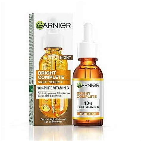 Garnier Bright Complete Night Vitamin C Serum With 10 Pure Vitamin C