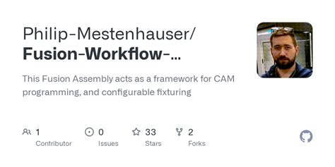 Github Philip Mestenhauserfusion Workflow Template Framework This