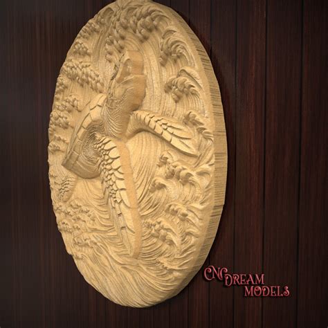 Cnc Router Carving File Stl File For Cnc Vcarve Aspire Easel File For Cnc Carbide Create Pro Sea