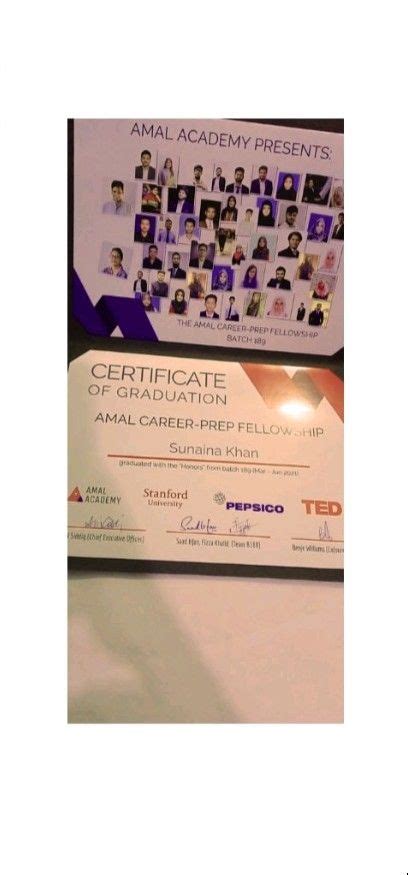 Sunaina Khan On Linkedin I Feel Honored To Received My Career Prep