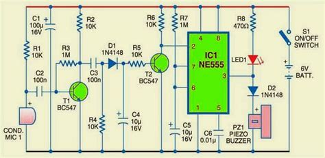 Sound Sensor Module Circuit Diagram Wiring Flow Line