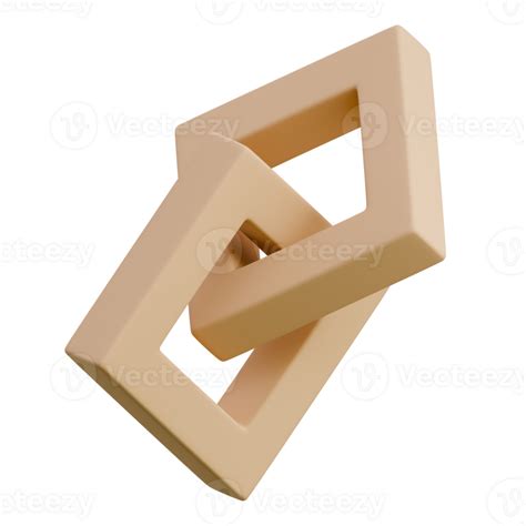 Double Quadrilateral 3d Wooden Line Shape Icon 56574284 Png