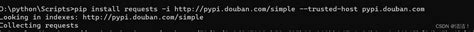 【python爬虫】安装requests库解决报错问题pip Install Requests Csdn博客