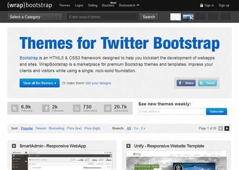 🗃️ Bootstrap Theme Resources Time To Hack